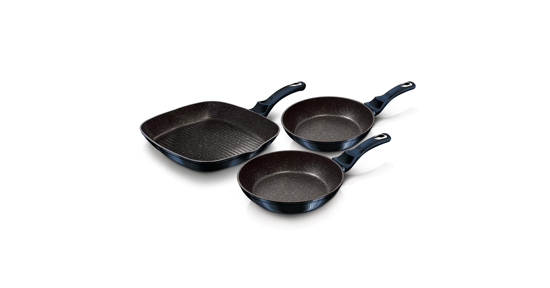 Berlinger Haus 3 részes serpenyő szett, Aquamarine - BH-6140F